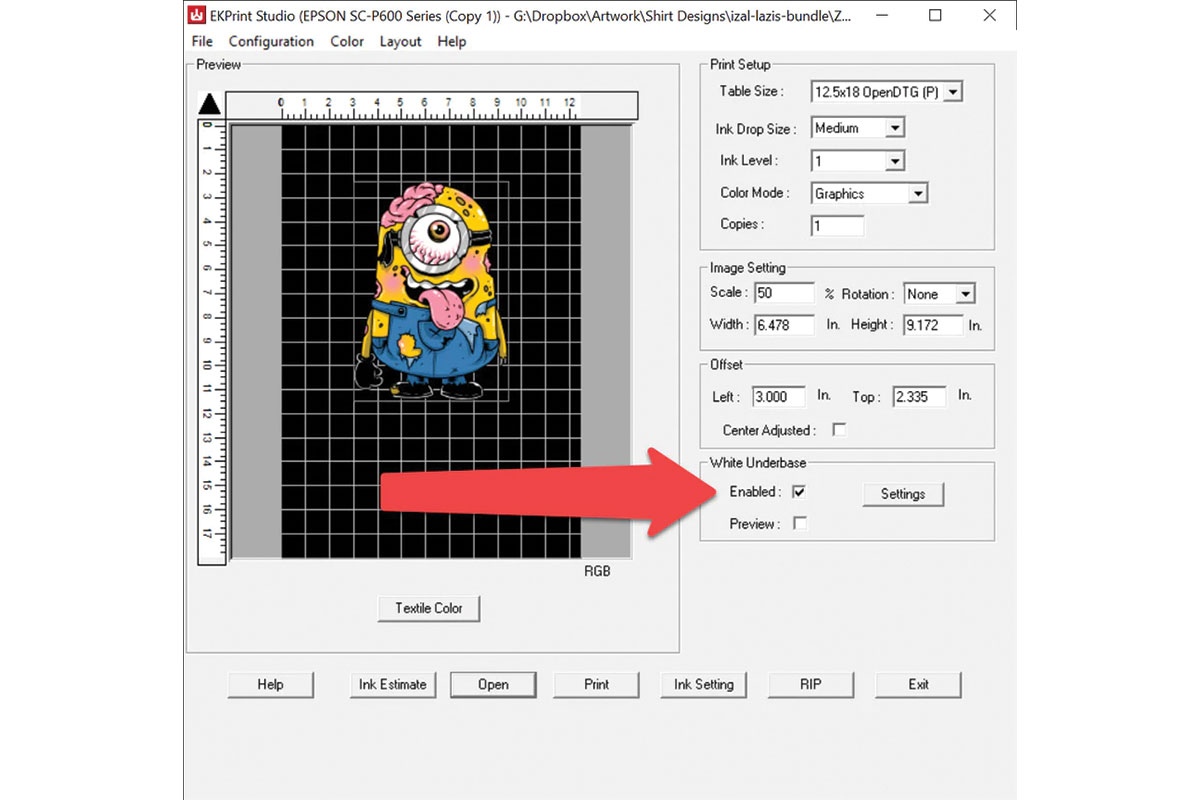 EK Print Studio RIP - DTF Printing